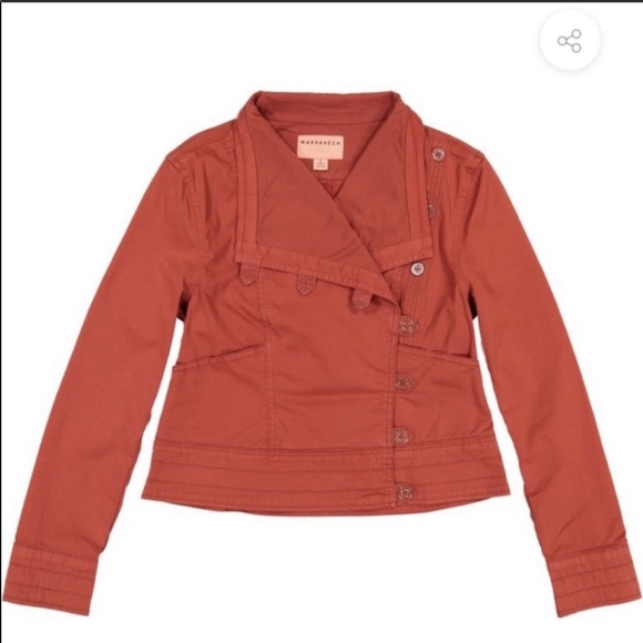 Anthropologie | Jackets & Coats | Anthropologie Marrakech Burnt Orange ...